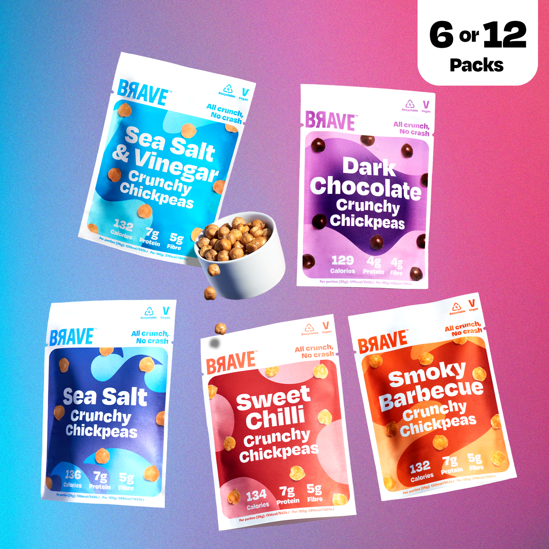 Chickpeas Variety Pack – BRAVE